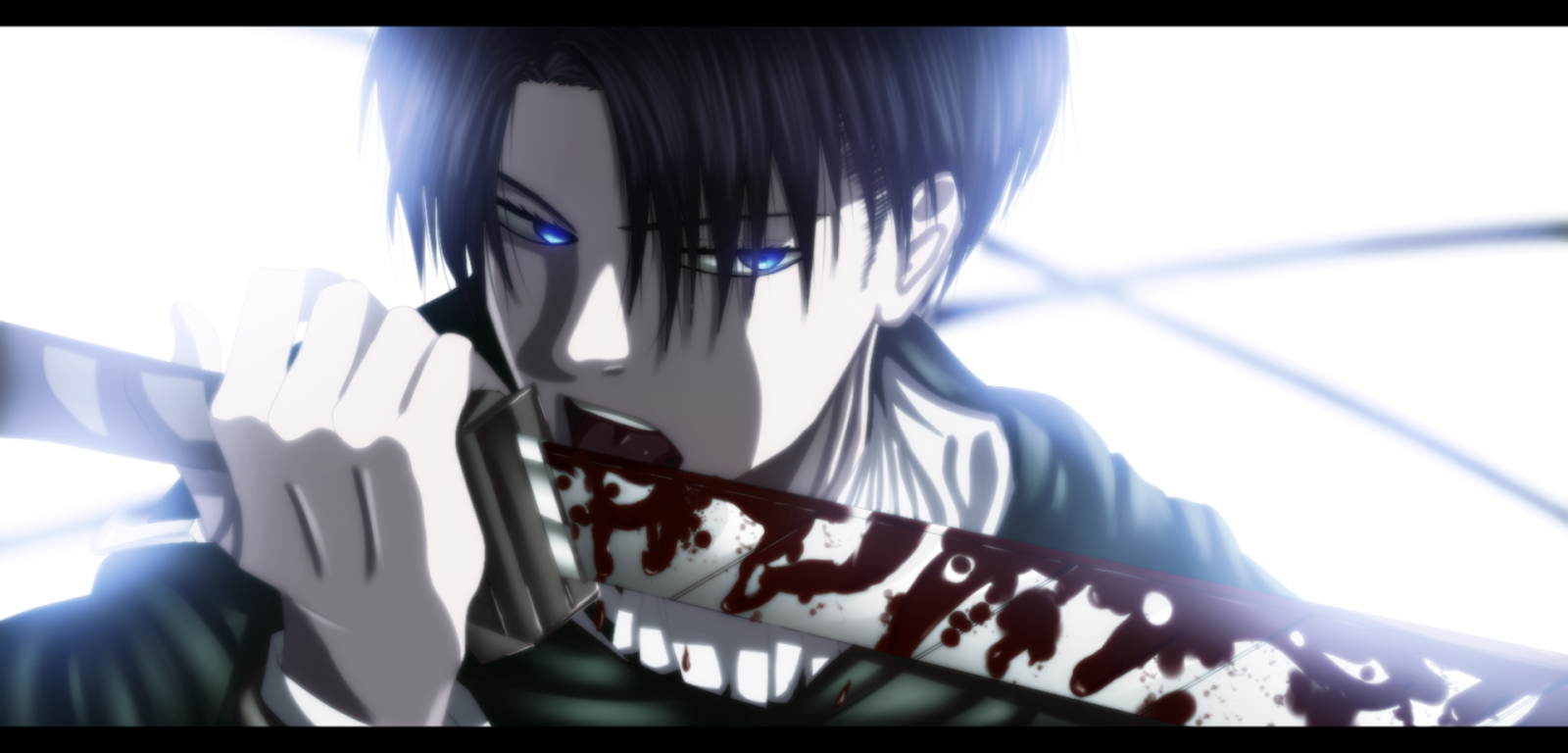 hd wallpaper: Levi Blade Blood Stain 1352